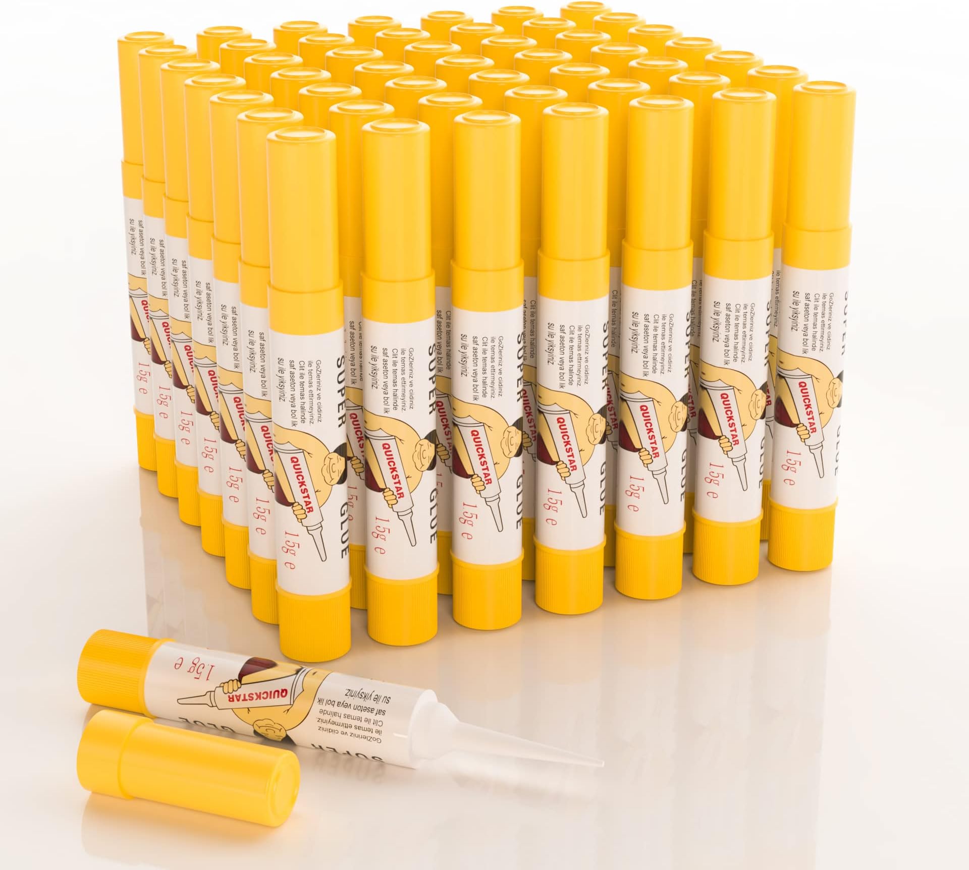 Amazon.com: Super Glue 15175 Mini Single Use Tubes 5-Pack : Industrial ...