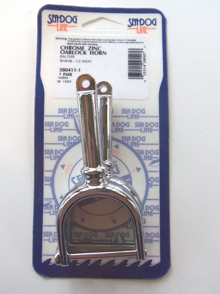 Amazon.com: SEADOG OARLOCKS Horn W/PIN ZINC 1-5/8" : Sports & Outdoors