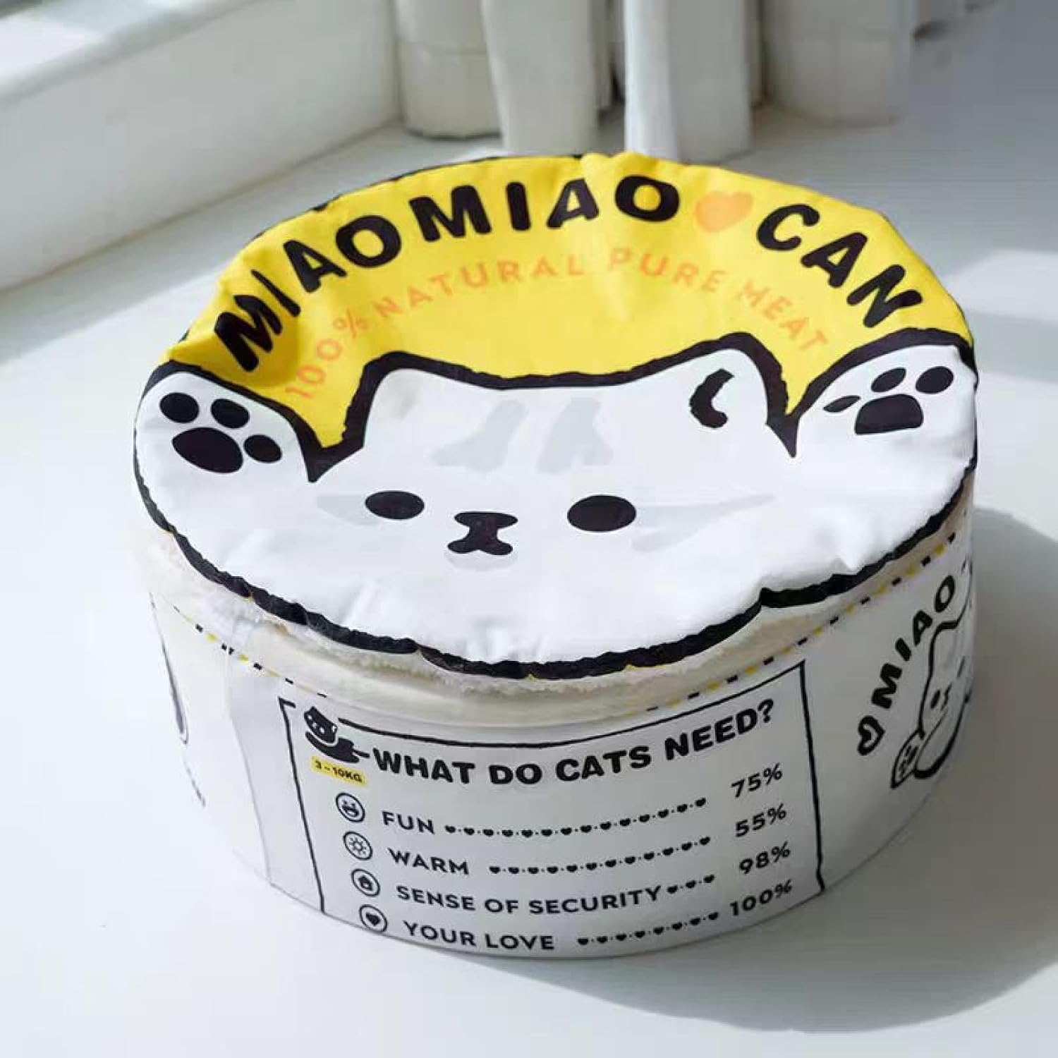 Amazon.com: TFVPWQU Round cat Kennel, Dog Kennel, Bubble Noodle pet ...