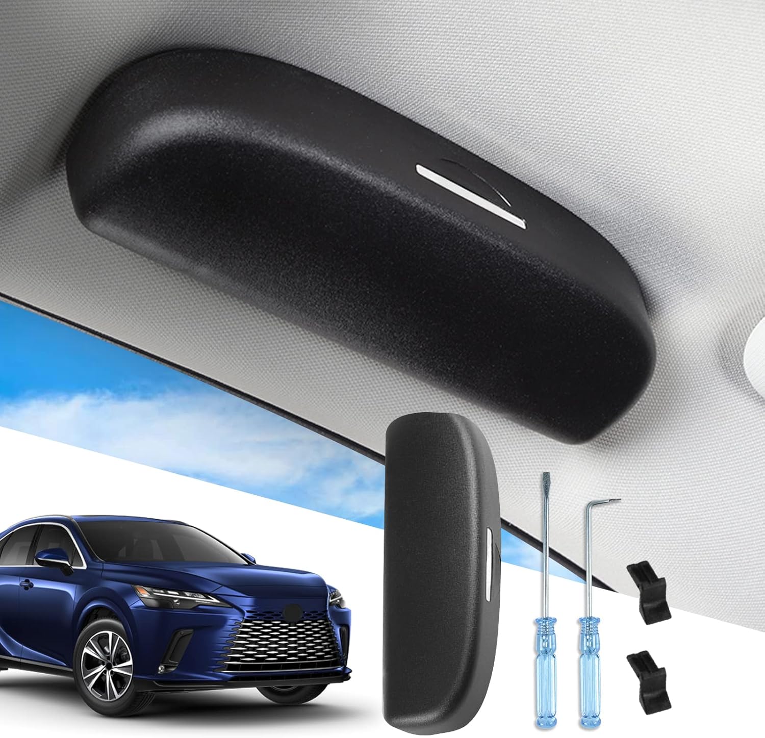 SXCY for 2022 2023 2024 Lexus RX NX ES Glasses Holder Box Fit 2022 2023 ...