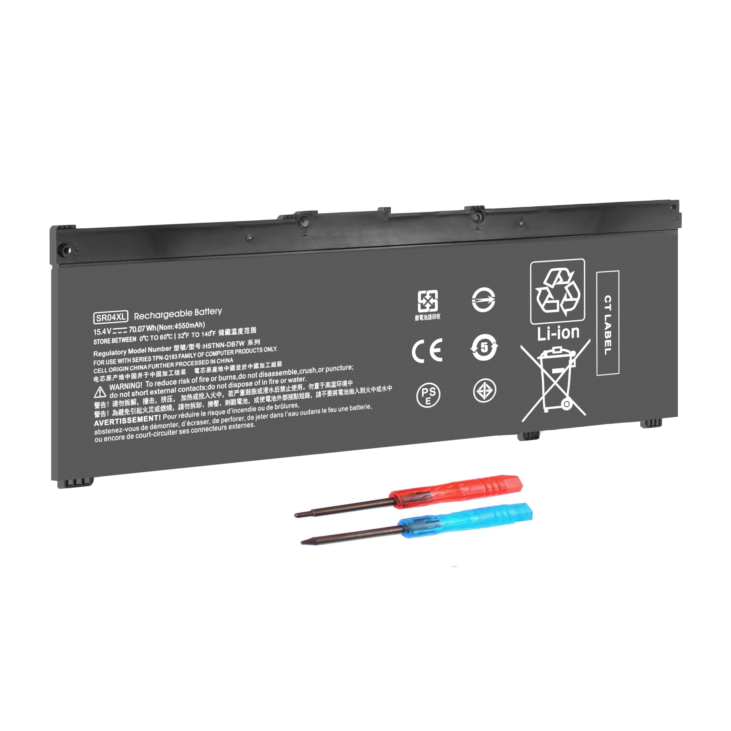 Amazon.com: SR04XL SR03XL Replacement hp Omen 15-dc Laptop Battery for ...