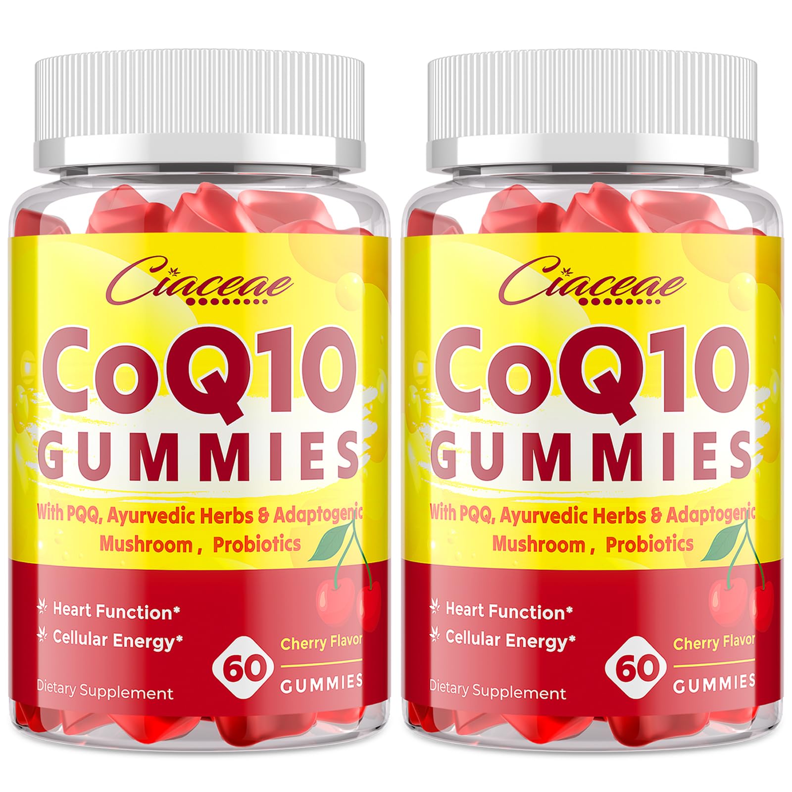 Amazon.com: CoQ10 Gummies with PQQ - 400 MG Coenzyme Q10 High Potency ...