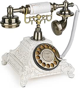 Sangyn Antique Phone European Style Vintage Telephone Retro Landline ...