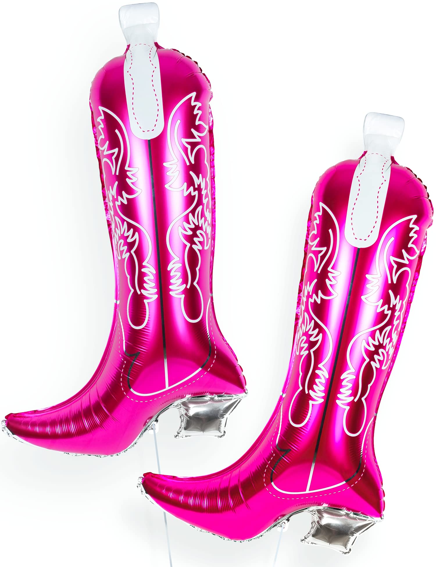 Amazon.com: HOUSE OF PARTY Cowgirl Boot Balloons 2 Pcs - 30 Inch Pink ...