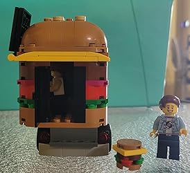 Amazon.com: LEGO City Burger Truck Toy Building Set, Fun Gift for Kids ...
