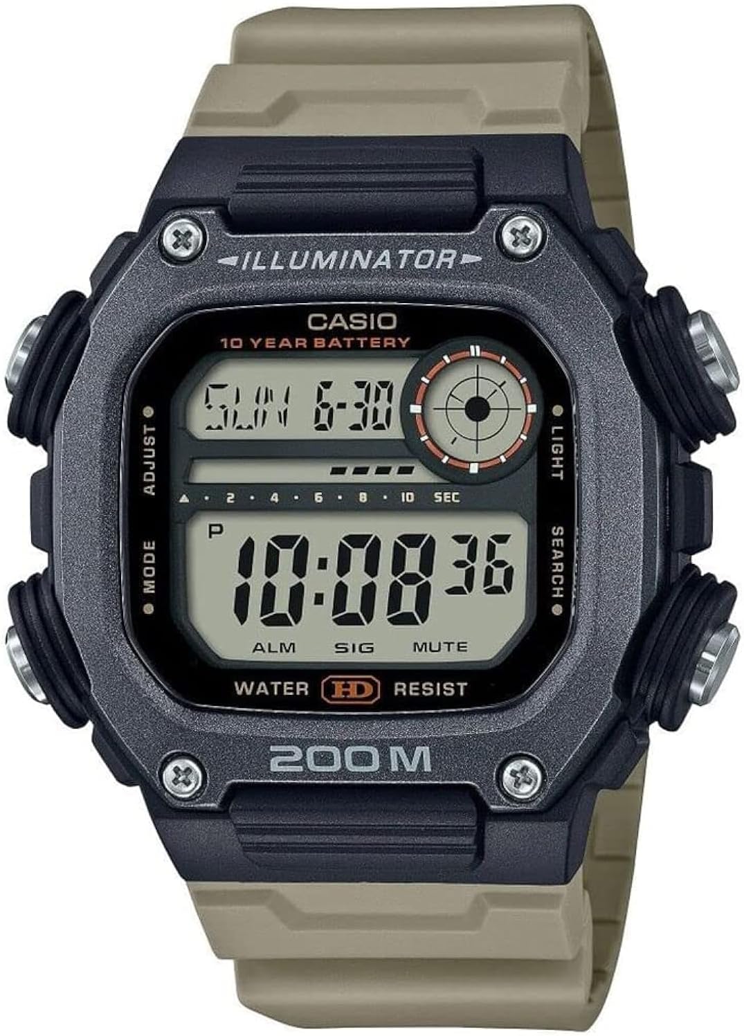 Relógio Casio Digital Masculino W-217H-1AVDF | Amazon.com.br