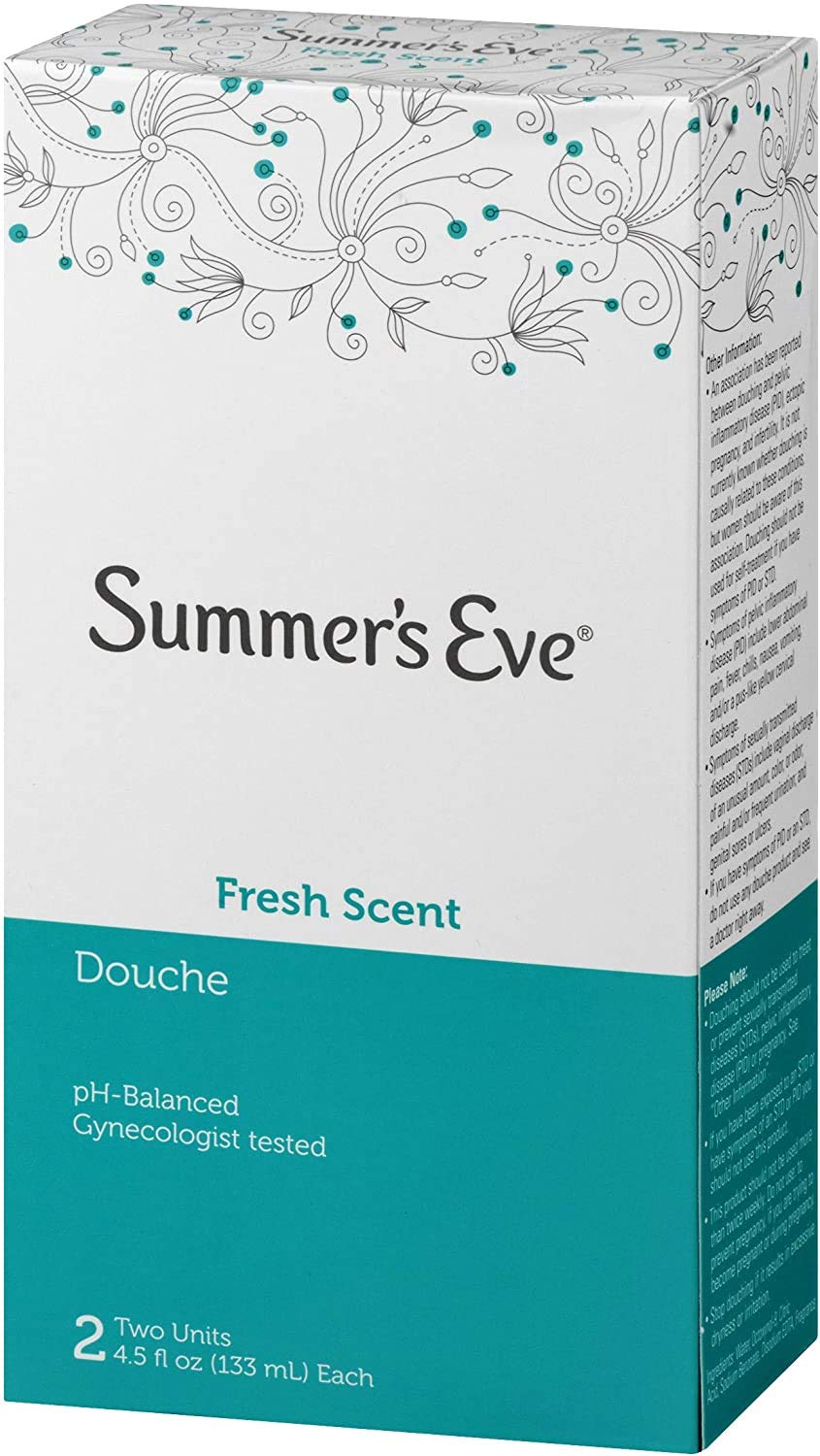 Summer's Eve Fresh Scent Douche Vinegar & Water, Feminine Wash, 4.5oz ...