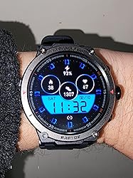 Amazon.com: ALPHAGEAR Raptor Smartwatch for Android iPhone, Wellness ...