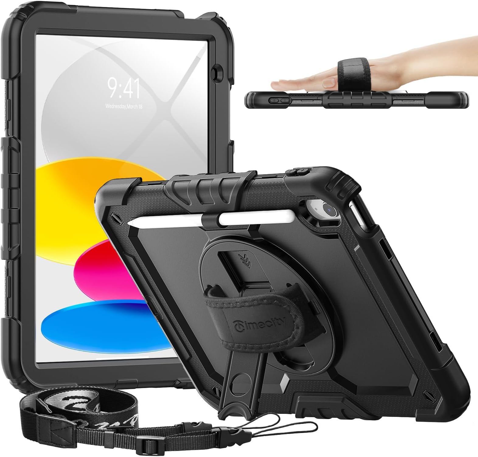 Amazon.com: KAIJIAbox Case for iPad 11th (A16),10th Generation 10.9 ...