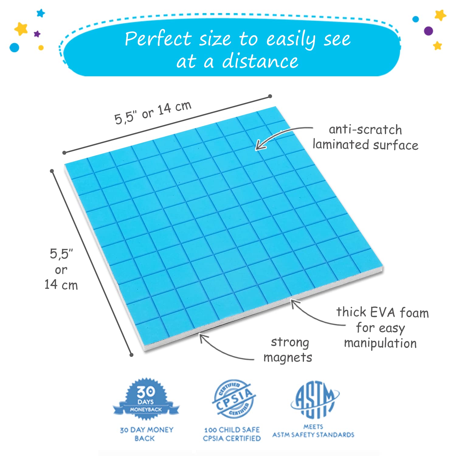 Snapklik.com : Simply Magic 131 PCS Jumbo Magnetic Base Ten Blocks For ...