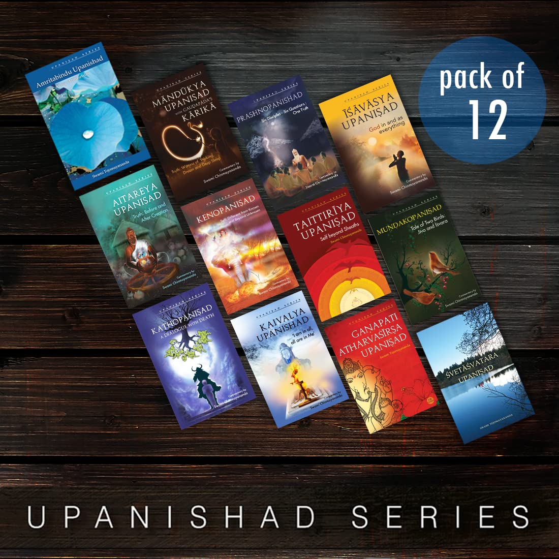 Chinmaya Mission Upanishads (Pack of 12) : Swami Chinmayananda & Swami ...
