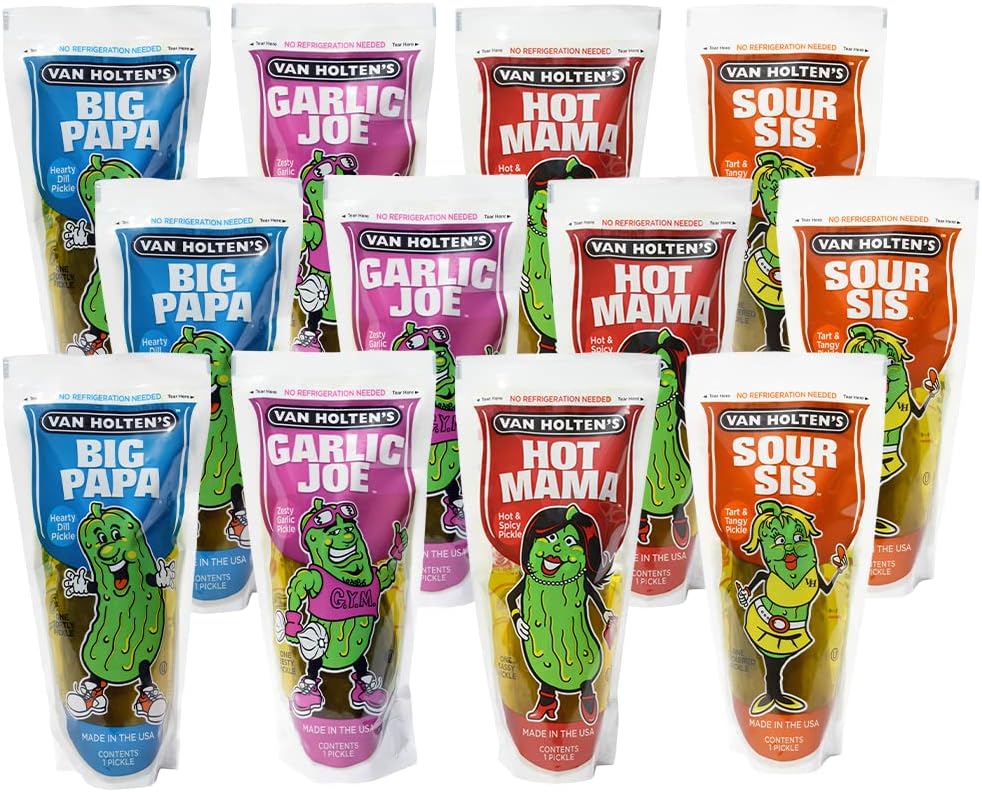 Amazon.com: Van Holten's Pickles - Pickle-Ice Freeze Pops - 24 Pack ...