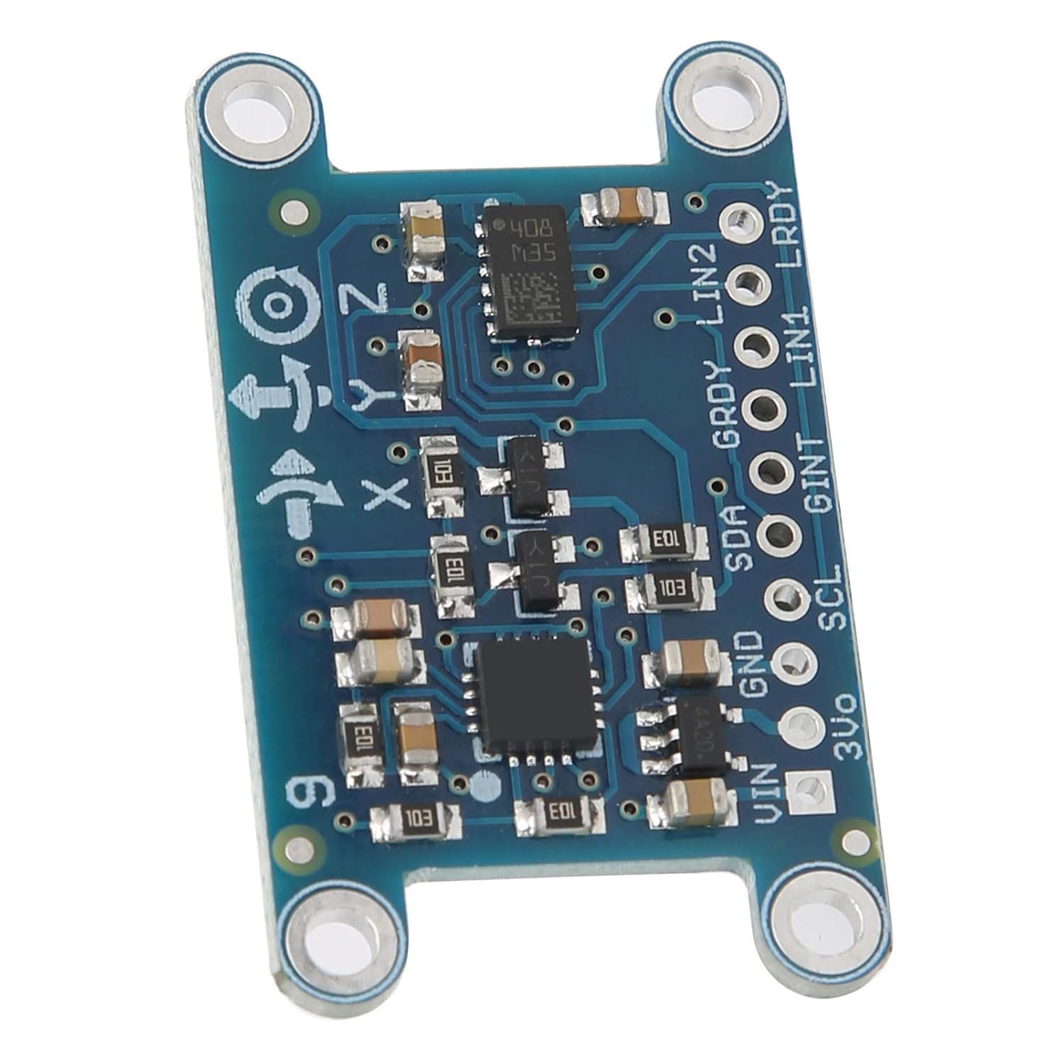 Imu Sensor Module 9dof Sensor Module With Pins 3 Axis Gyroscope