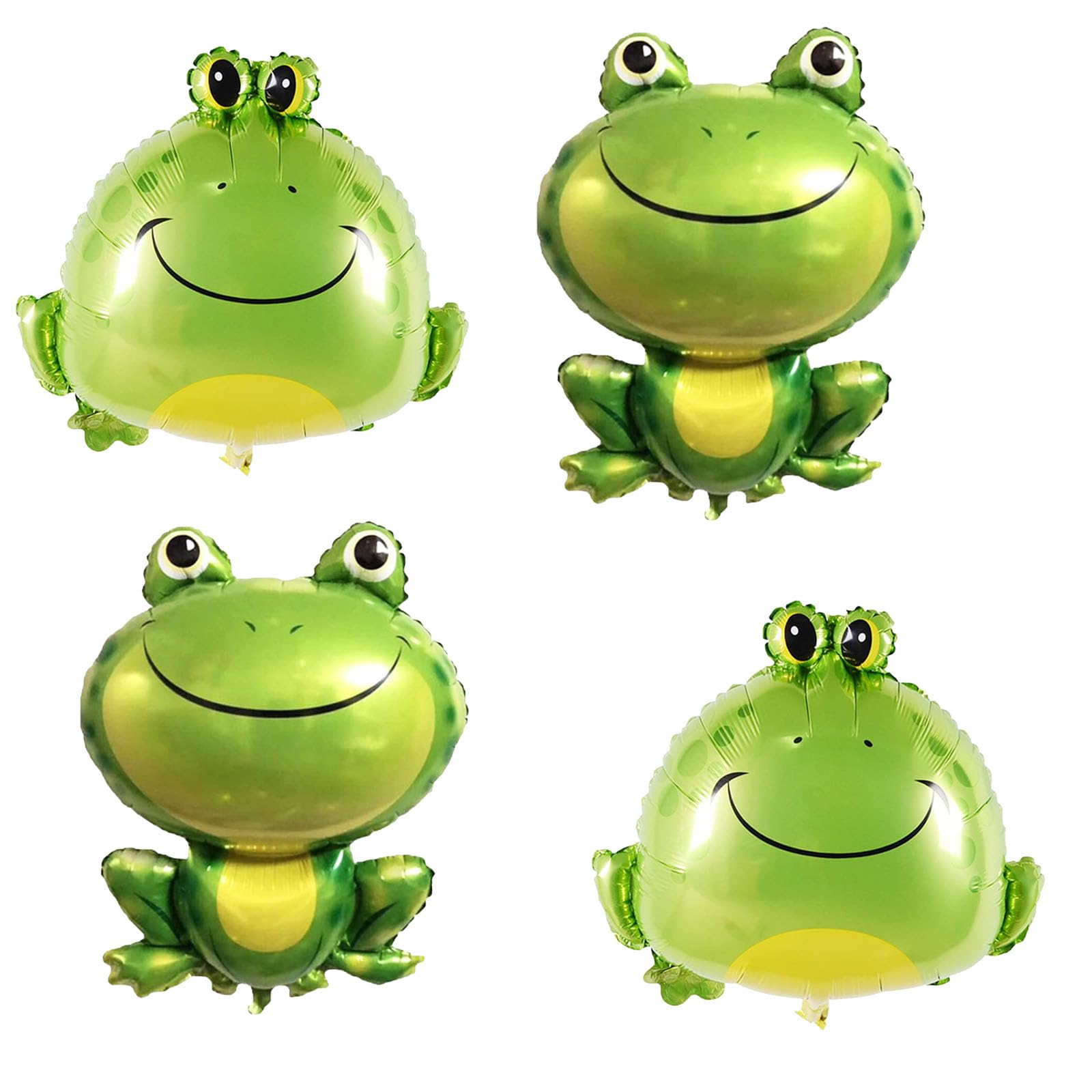 Amazon.com: 4PCS Frog Balloons Decorations Large Green Frog Mylar Foil ...