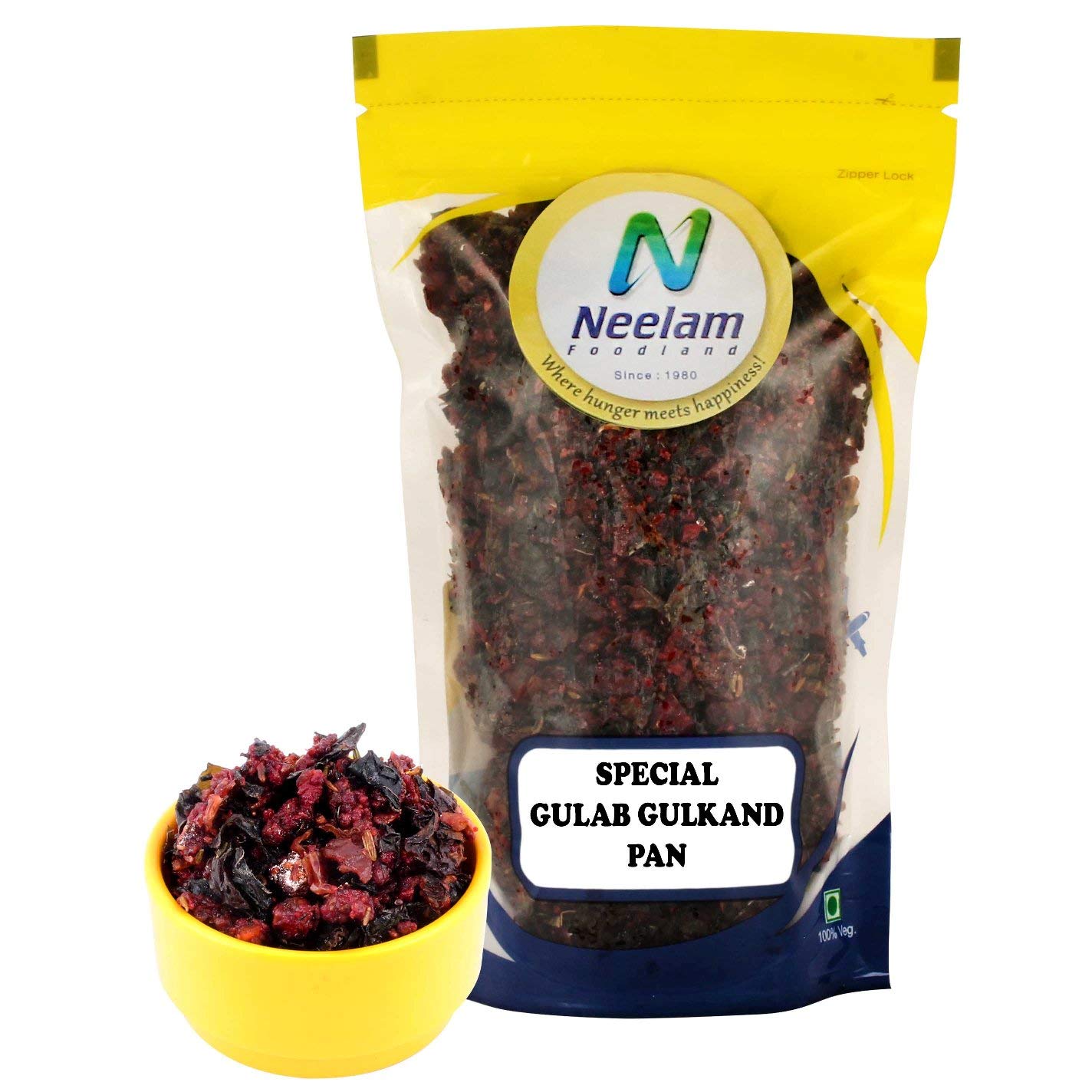 NEELAM FOODLAND Special GULAB GULKAND PAN 200G : Amazon.in: Grocery ...