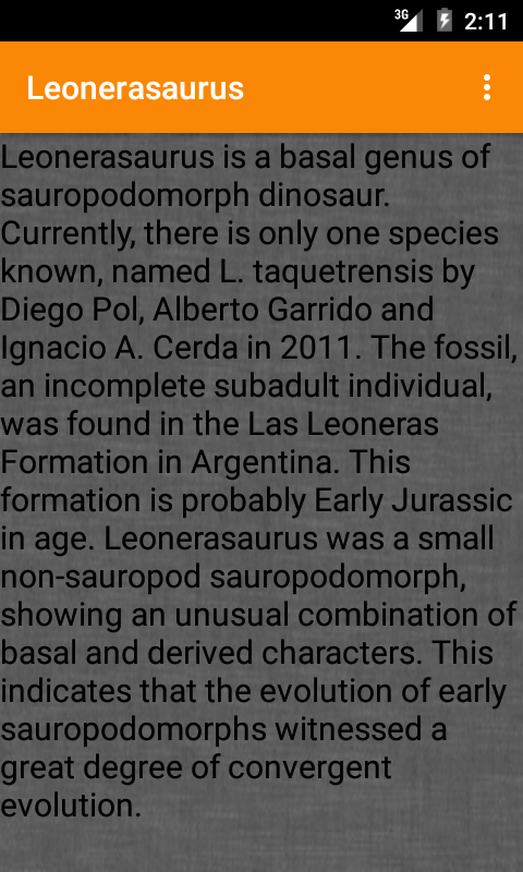 Leonerasaurus - App on Amazon Appstore