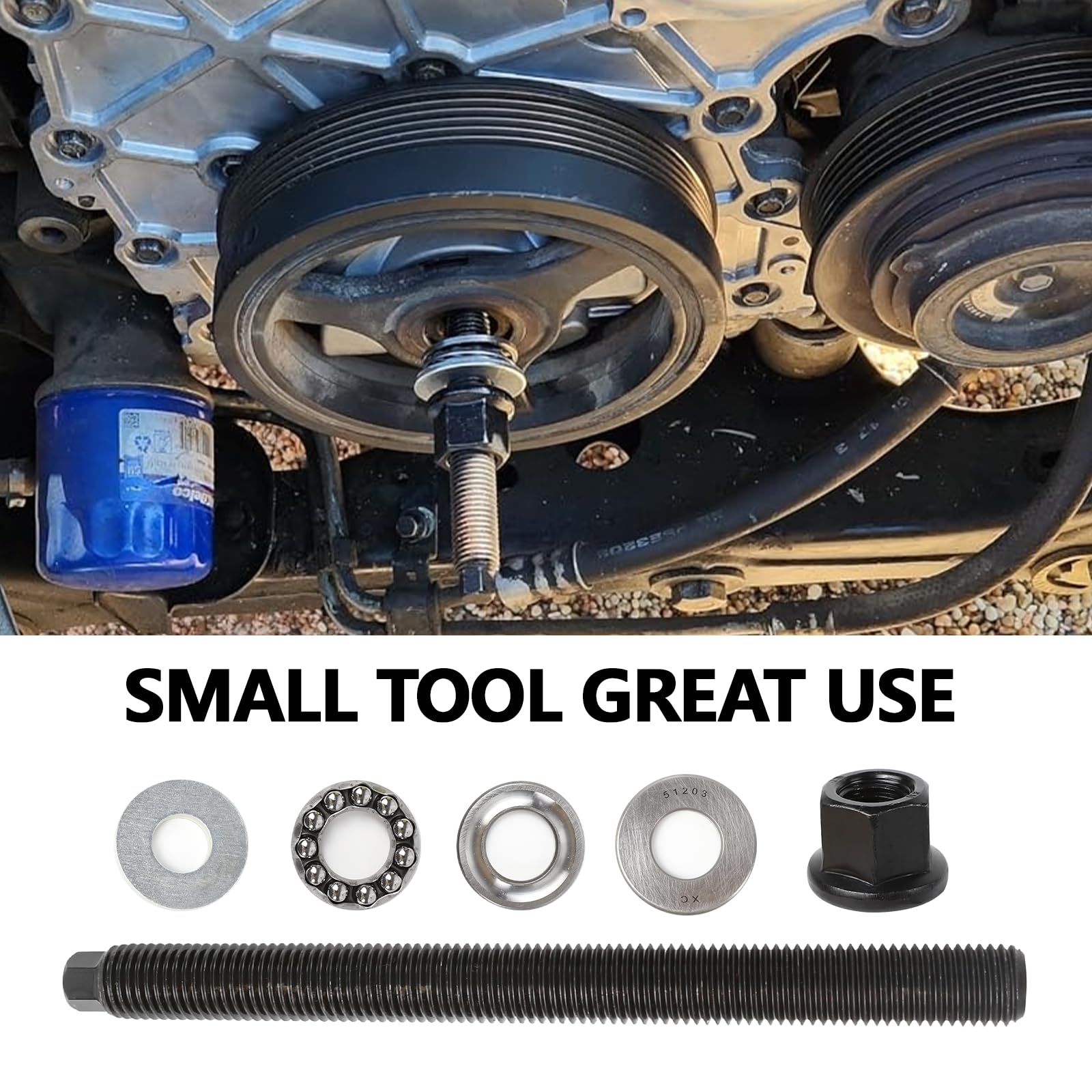 Snapklik.com : Ongfuwu LS Harmonic Balancer Installation Tool, 551141 ...