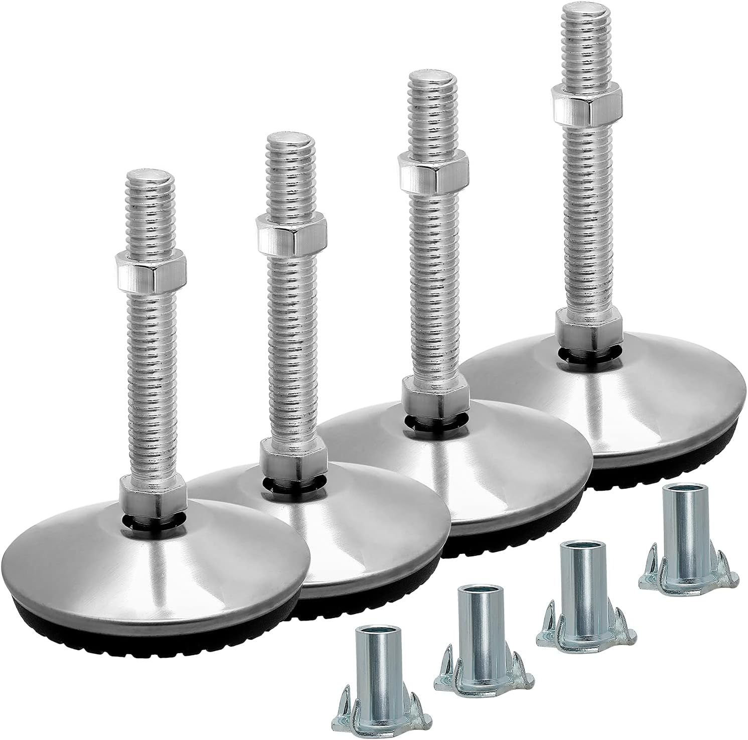 Amazon.com: Lanzeuta 4pcs M8 Swivel Leveling Feet, Adjustable Leg ...
