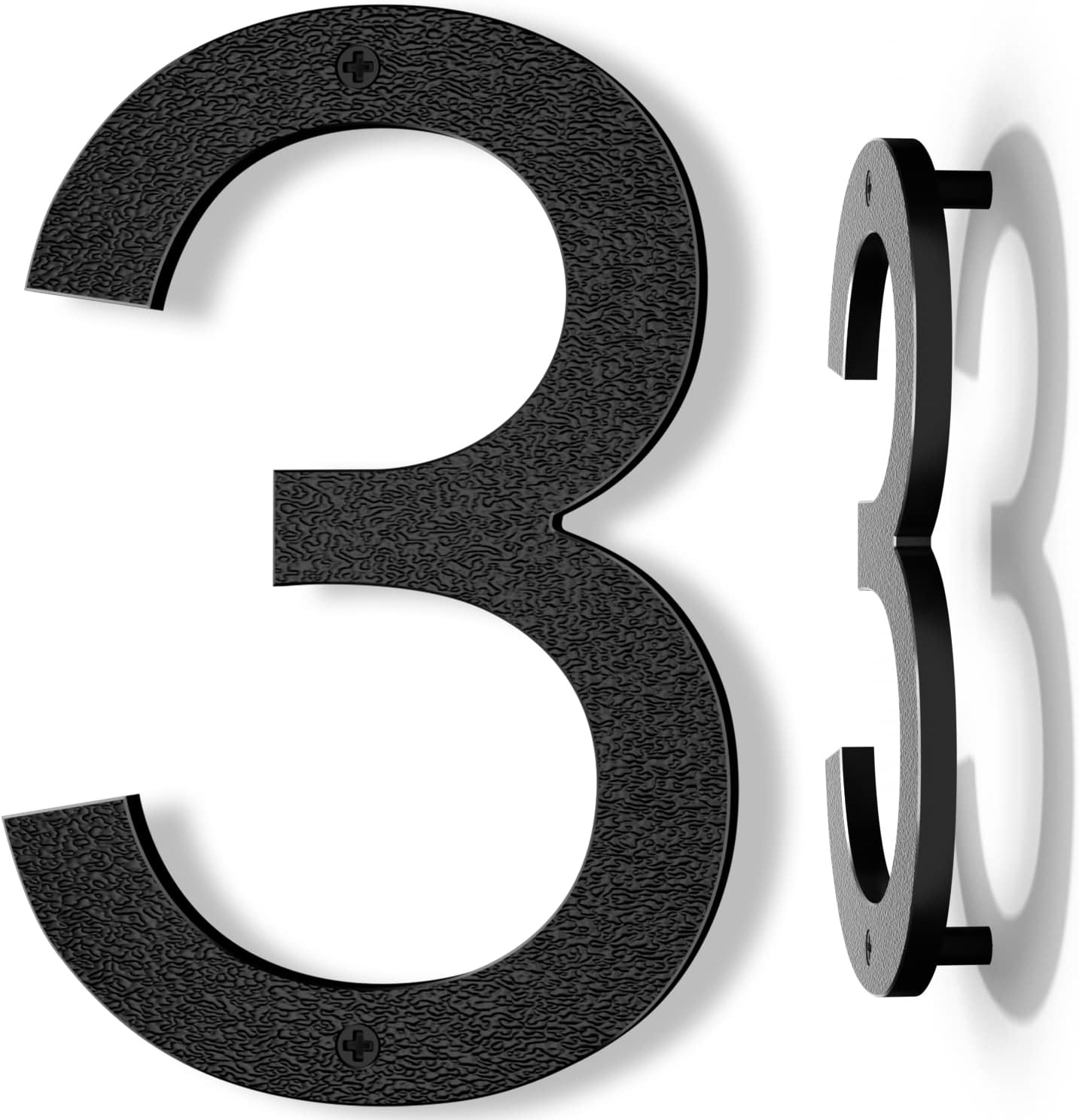 Amazon.com: BetLight Modern Large House Numbers-12 Inch High Stainless ...