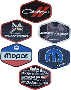 Dodge, Mopar, Challenger and Scat Pack Logo Premium Vinyl Screen ...