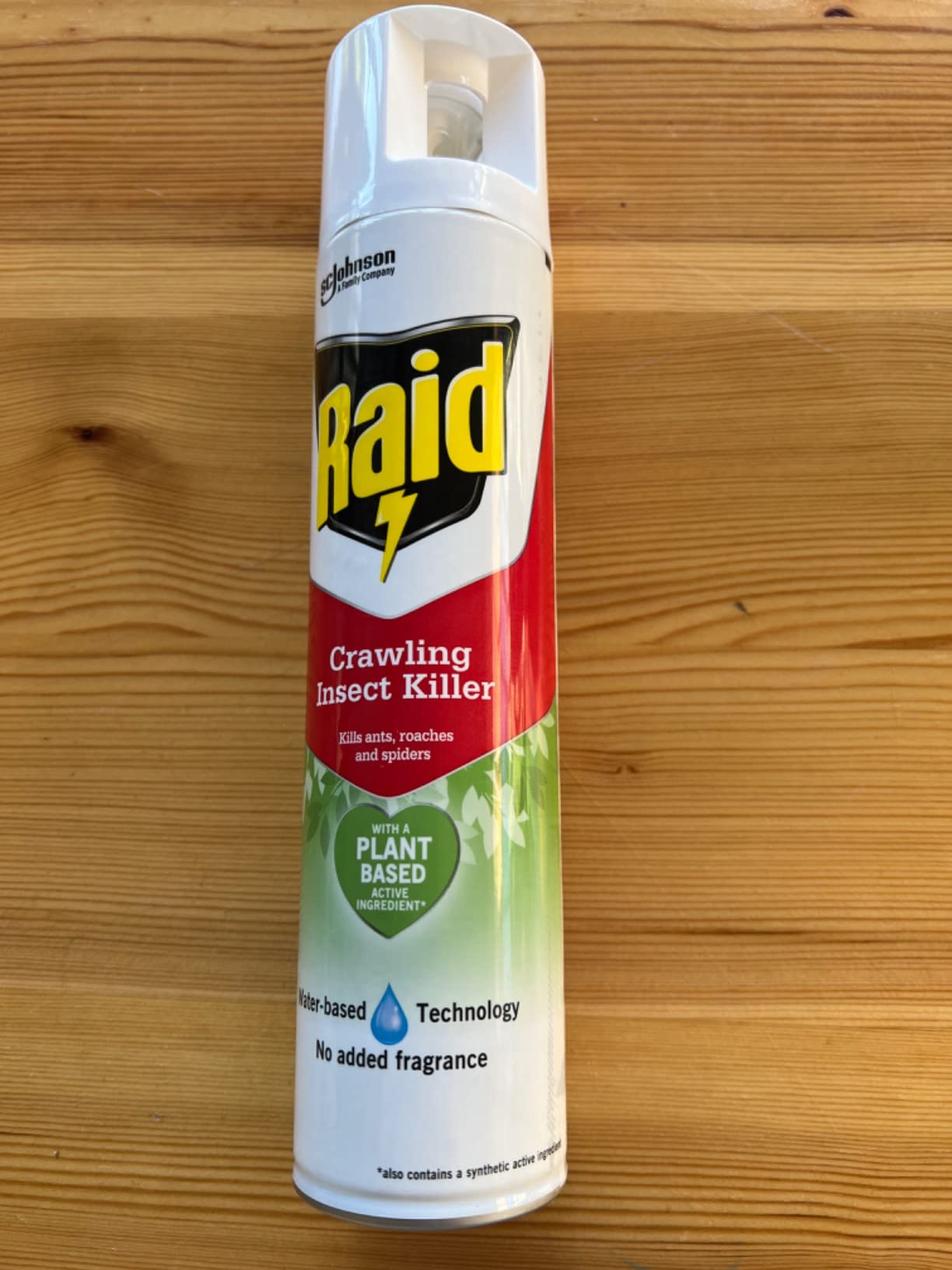 Raid Plant Based Crawling Insect Killer, Aerosol Bug Spray For Indoor ...