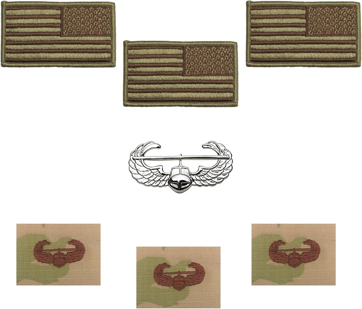 Amazon.com: US Air Force Air Assault with OCP Spice Brown Reverse Flag ...