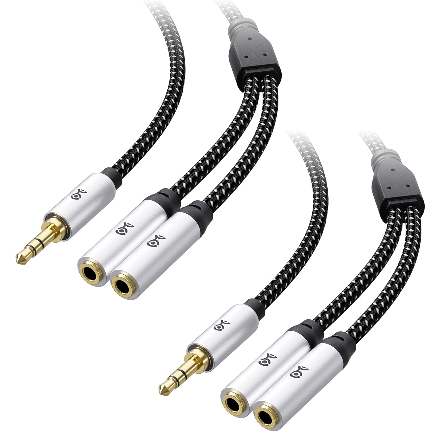 Amazon.com: Cable Matters 2-Pack 3.5mm Audio Splitter Cable (3.5mm ...