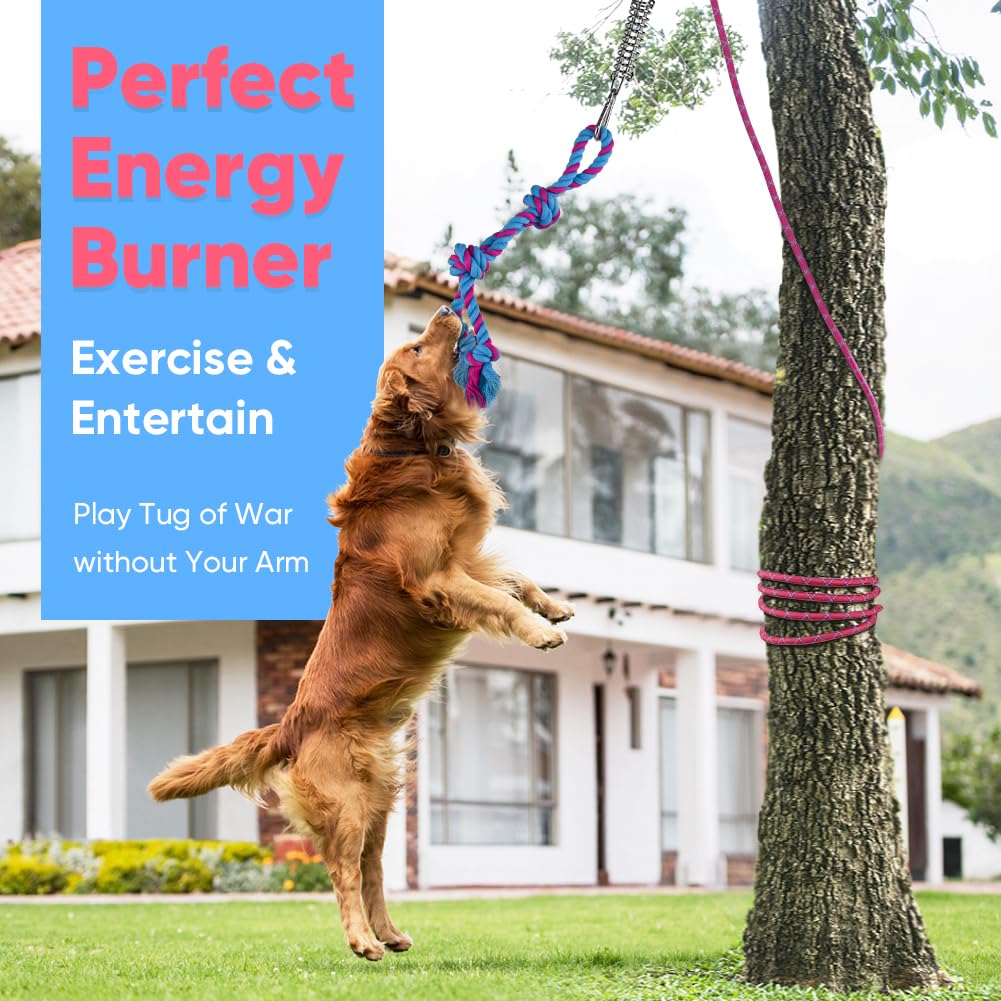 Snapklik.com : Petbobi Bungee Dog Toy, Tree Tug Toy For Pitbull ...