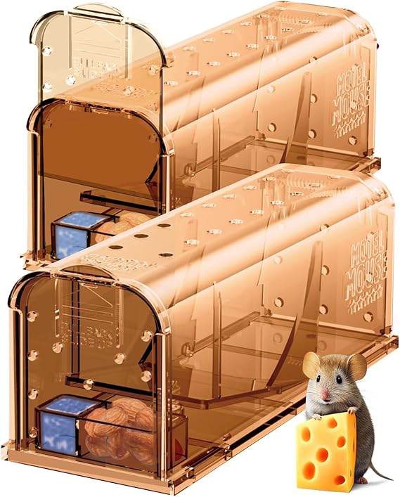 Amazon.com : Motel Mouse Humane Mouse Traps No Kill Live Catch and ...