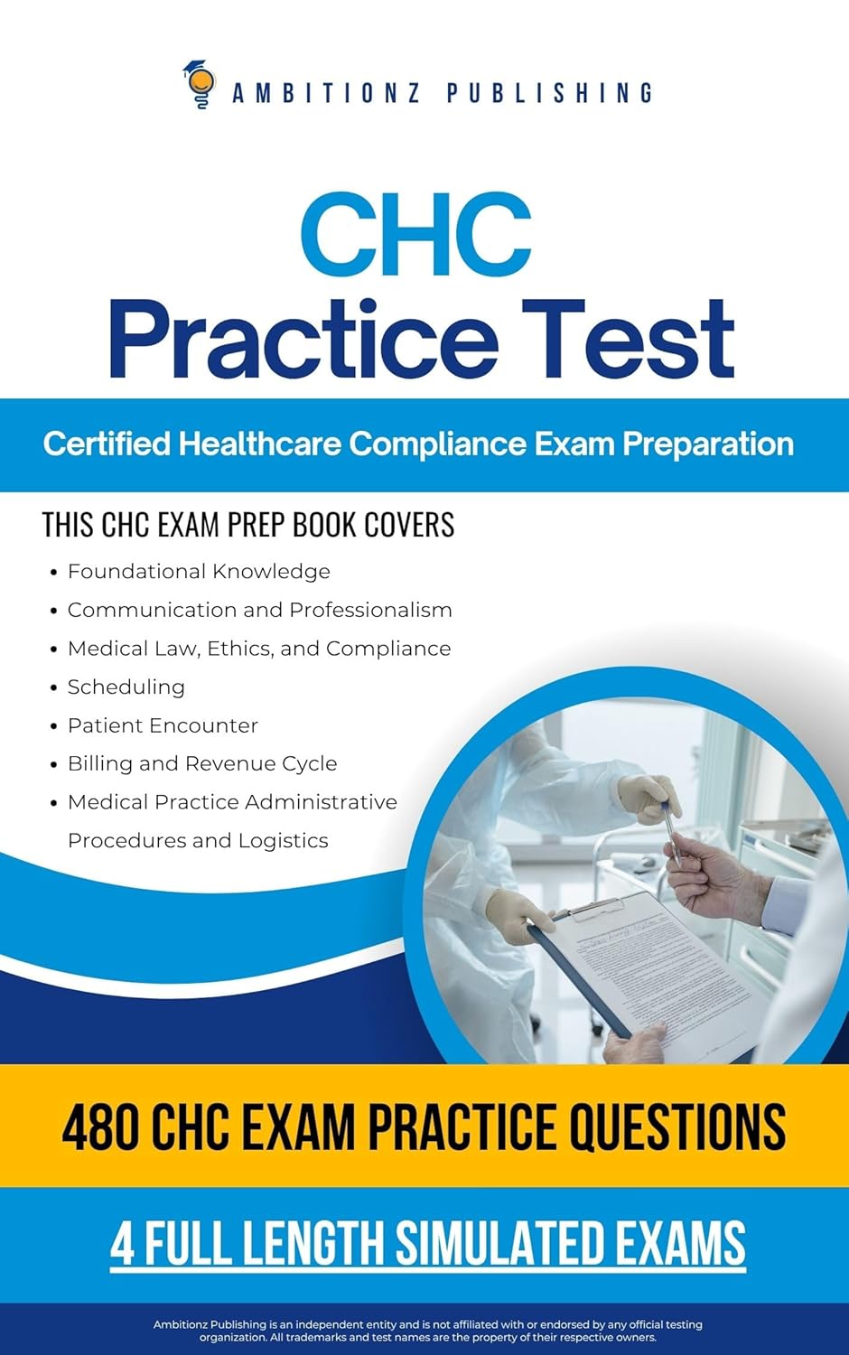 CHC Practice Test : 4 Full-Length Simulated Tests, 480 Practice ...