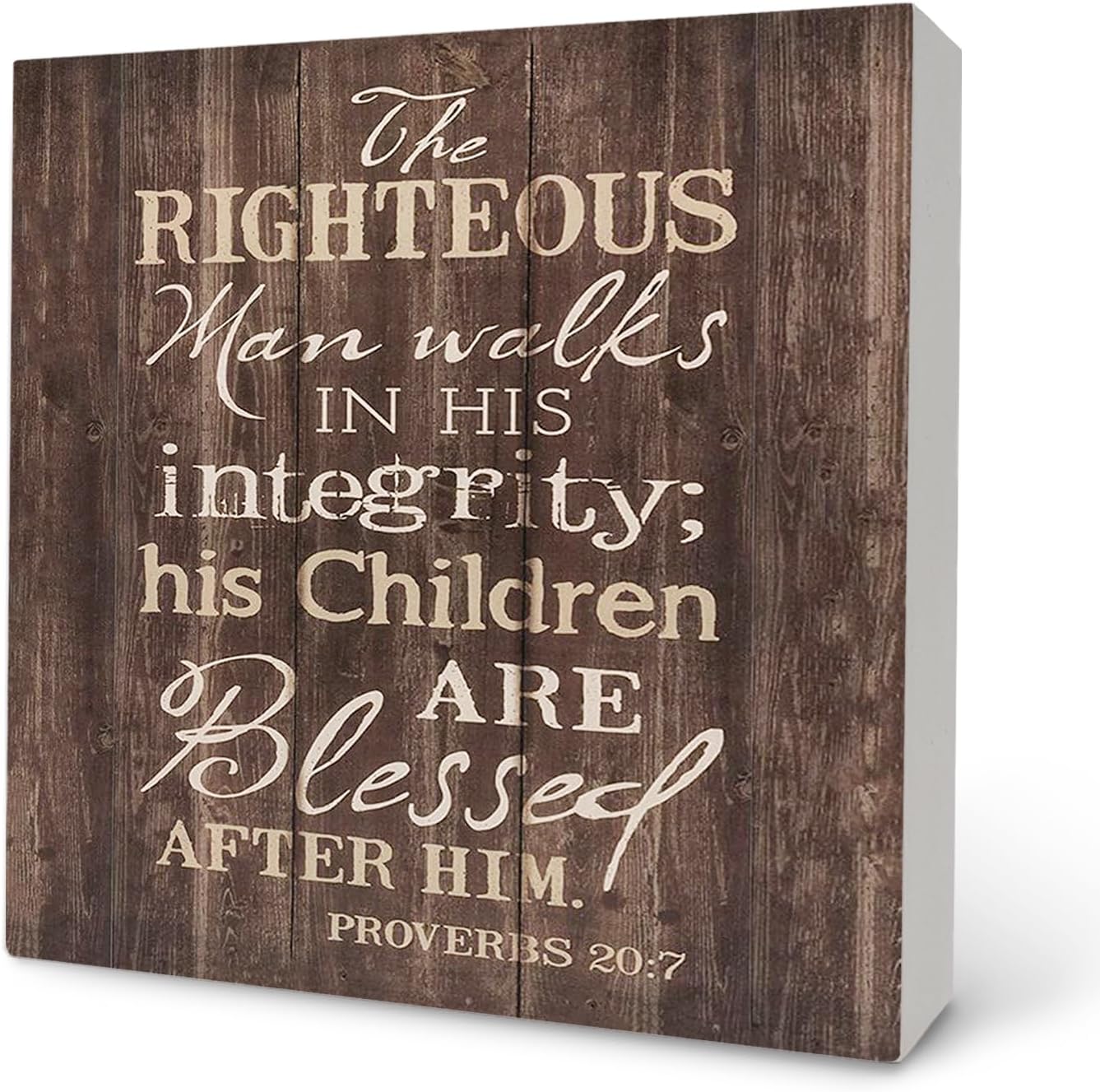 Amazon.com: Knibeo Christian Wooden Signs,Dad Gifts from Daughter Son ...