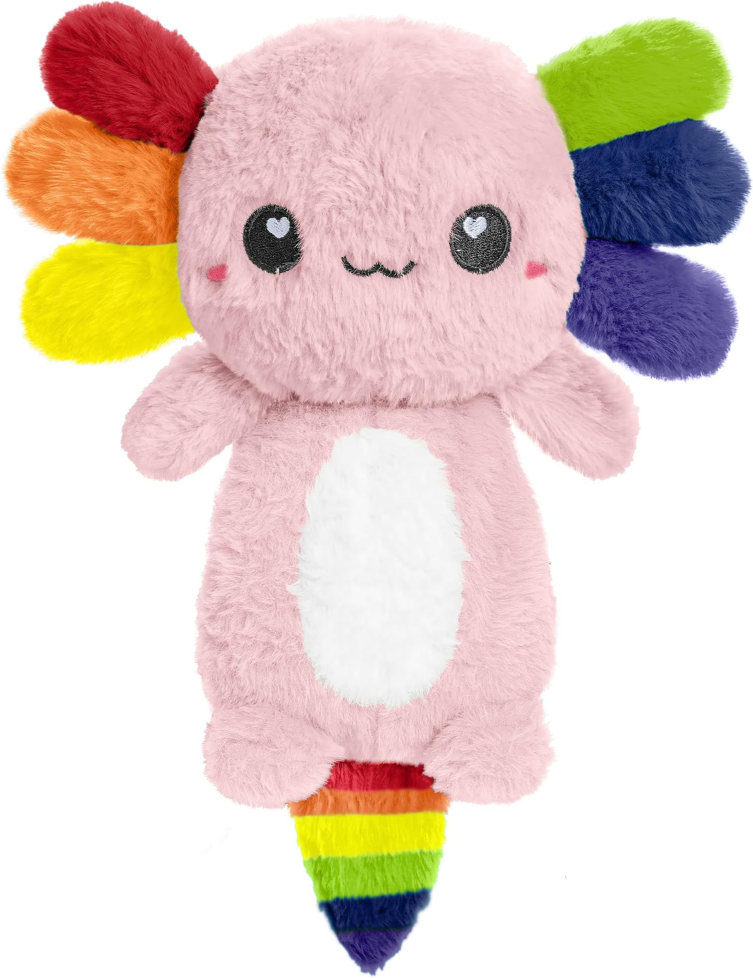 Amazon.com: Rainbow Axolotl Microwavable 1.5 lbs Unscented Heating Pad ...