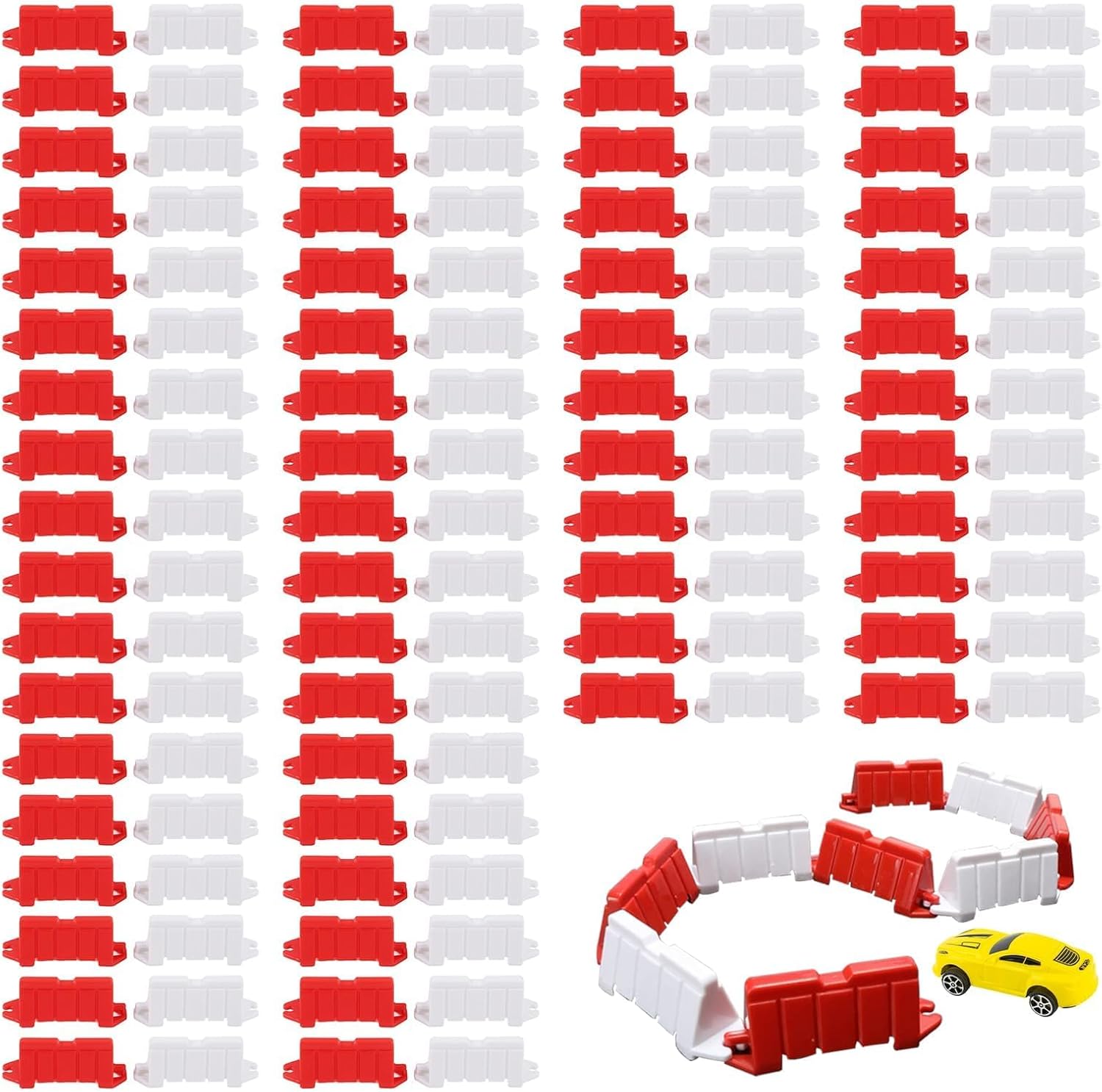 120 Stücke Auto Barriere, RC Drifting Rennstrecke Straßensperre ...