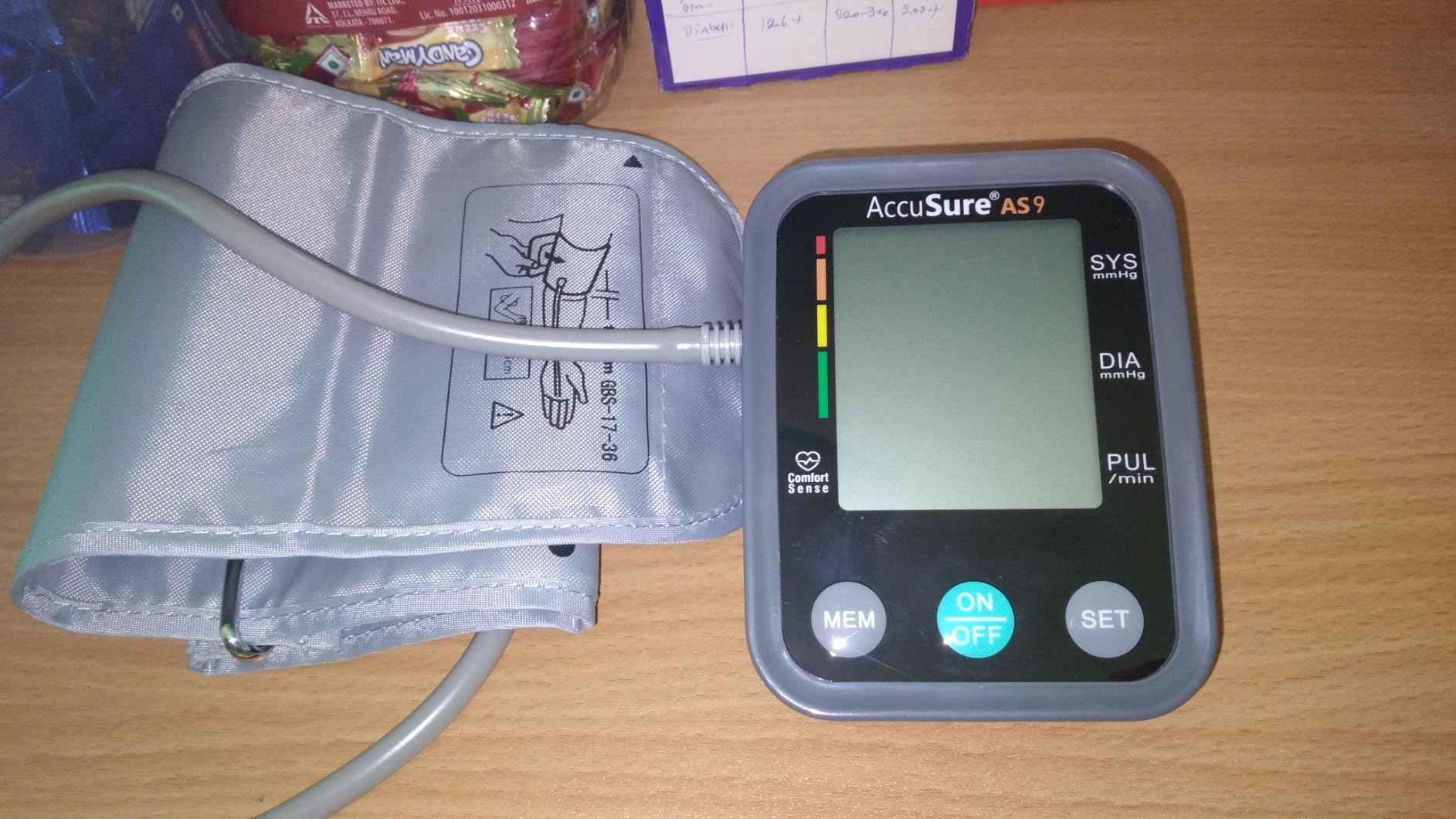 AccuSure Blood Pressure Monitor Fully Automatic Digital Large Display ...