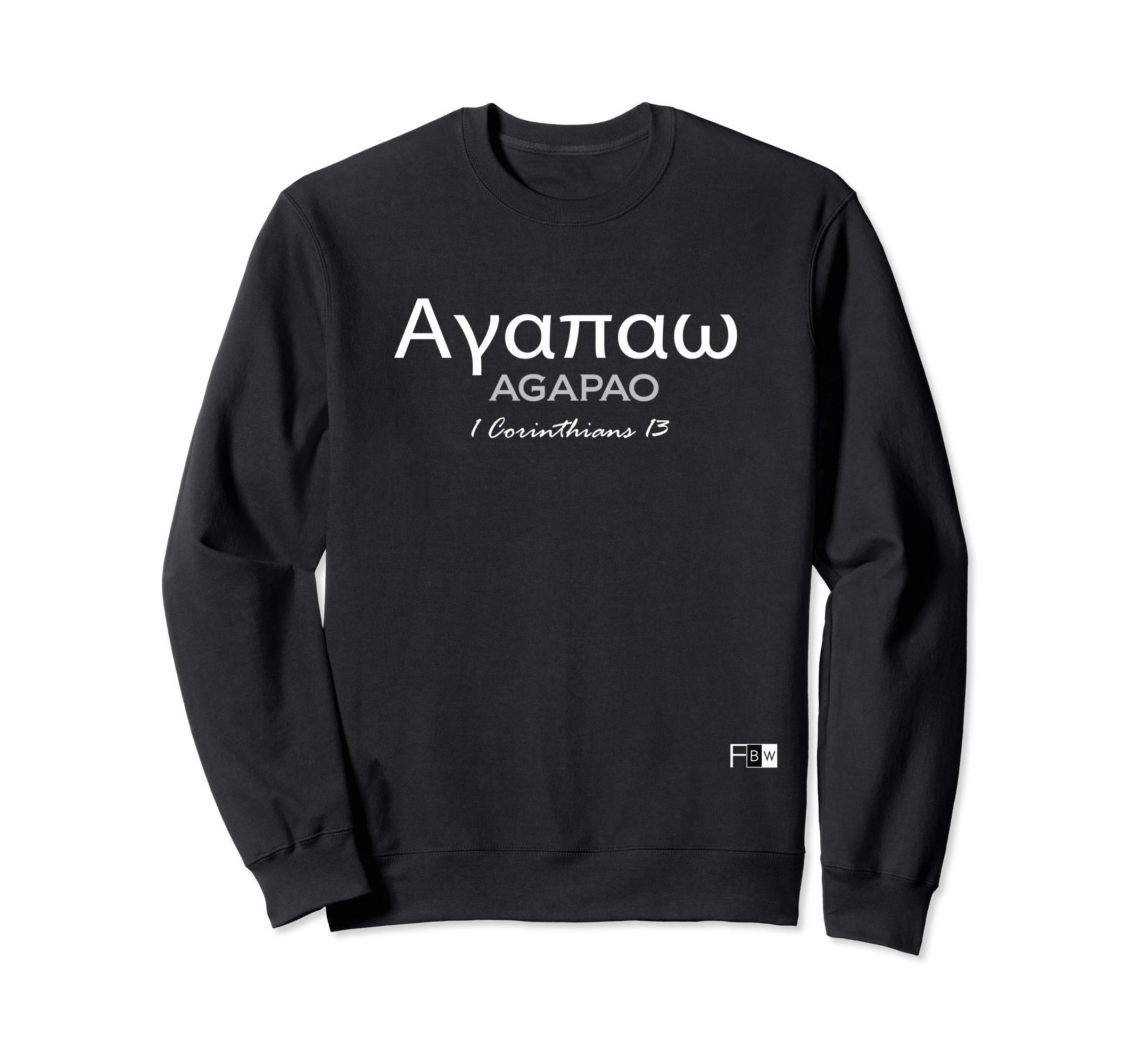 Se Agapaw Quotes AGAPAO FBW Sweatshirt : Clothing, Shoes & Jewelry
