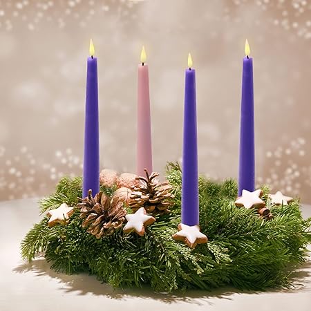 Amazon.com: 10 1/4" 4-piece Led Advent Candle Set : Tools & Home ...