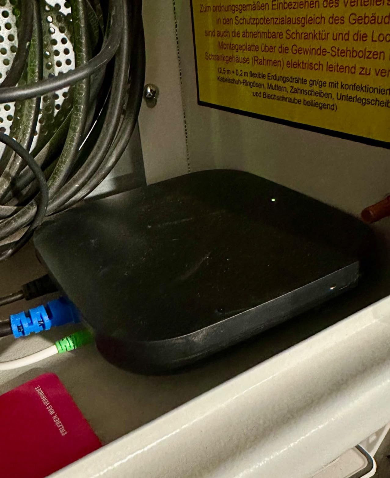 Telekom Glasfaser Modem 2 Schwarz bis 2 GBIt/s Ethernet Anschluss Gf-TA ...