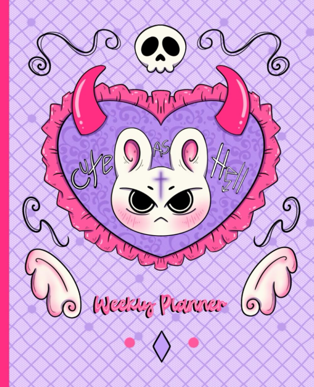 Weekly Planner: Dateless cute agenda for teens and adults: Art, Fra ...