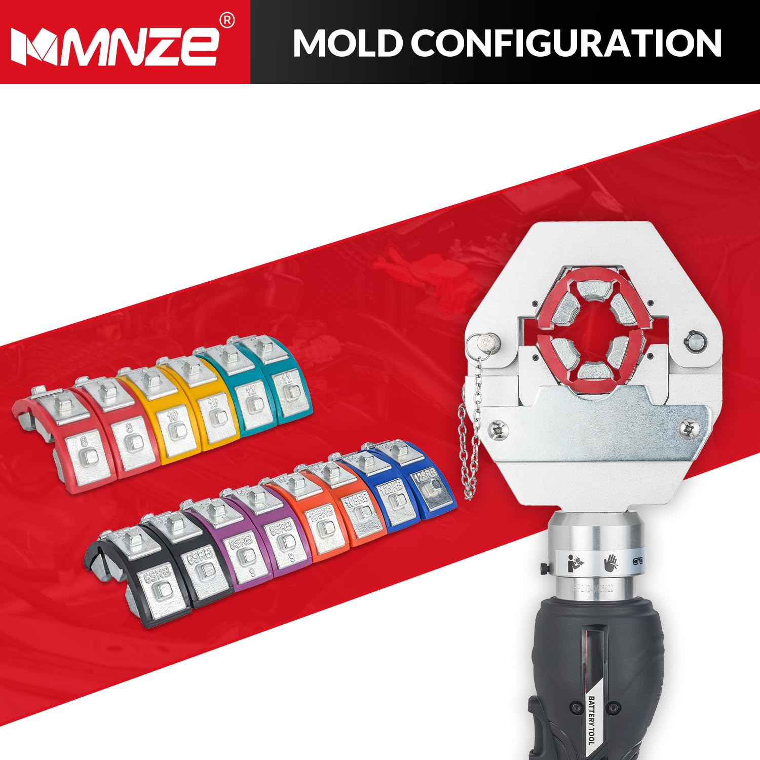 Snapklik.com : MMNZE Electric Hydraulic A/C Hose Crimping Tool Kit ...