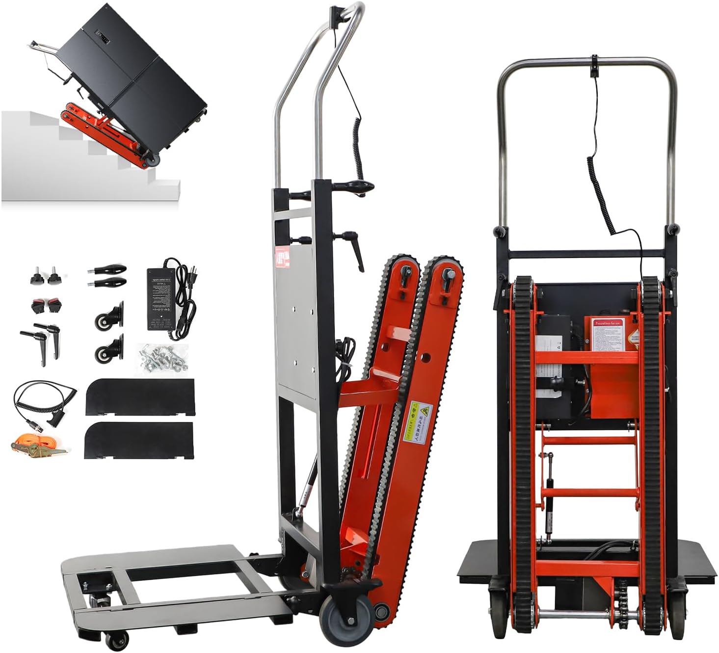 Amazon.com: ROOMEDAL Electric Stair Climbing Dolly, 661lb 600W Powered ...