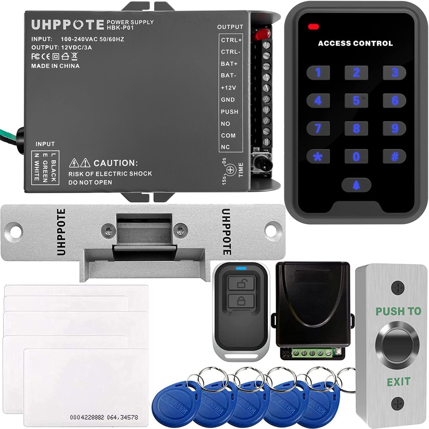 Amazon.com : HFeng IP68 Waterproof Outdoor Door Access Control System ...
