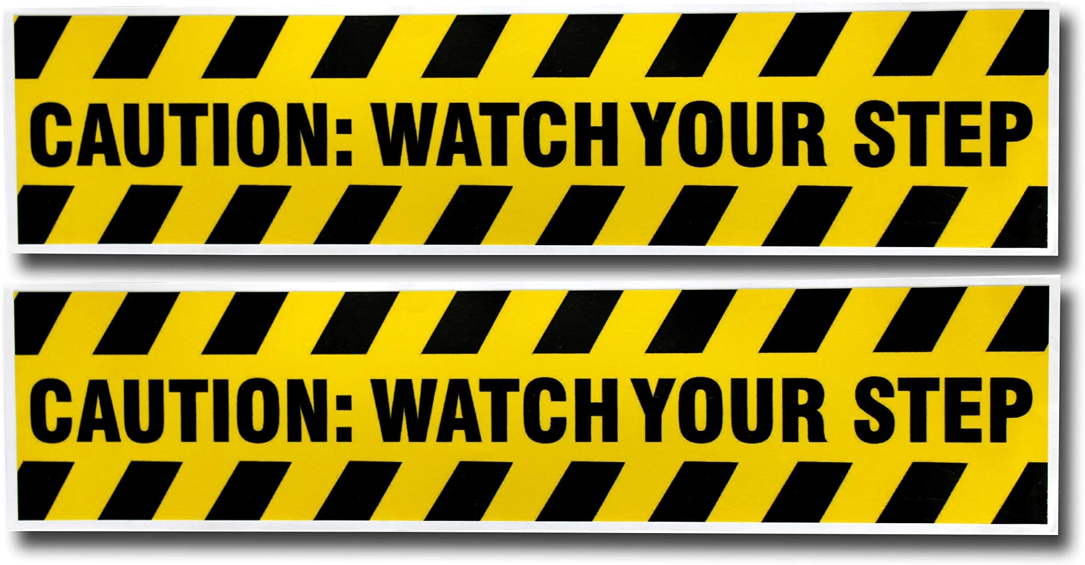 eSplanade Caution Watch Your Step Sign Sticker Decal - Easy to Mount ...