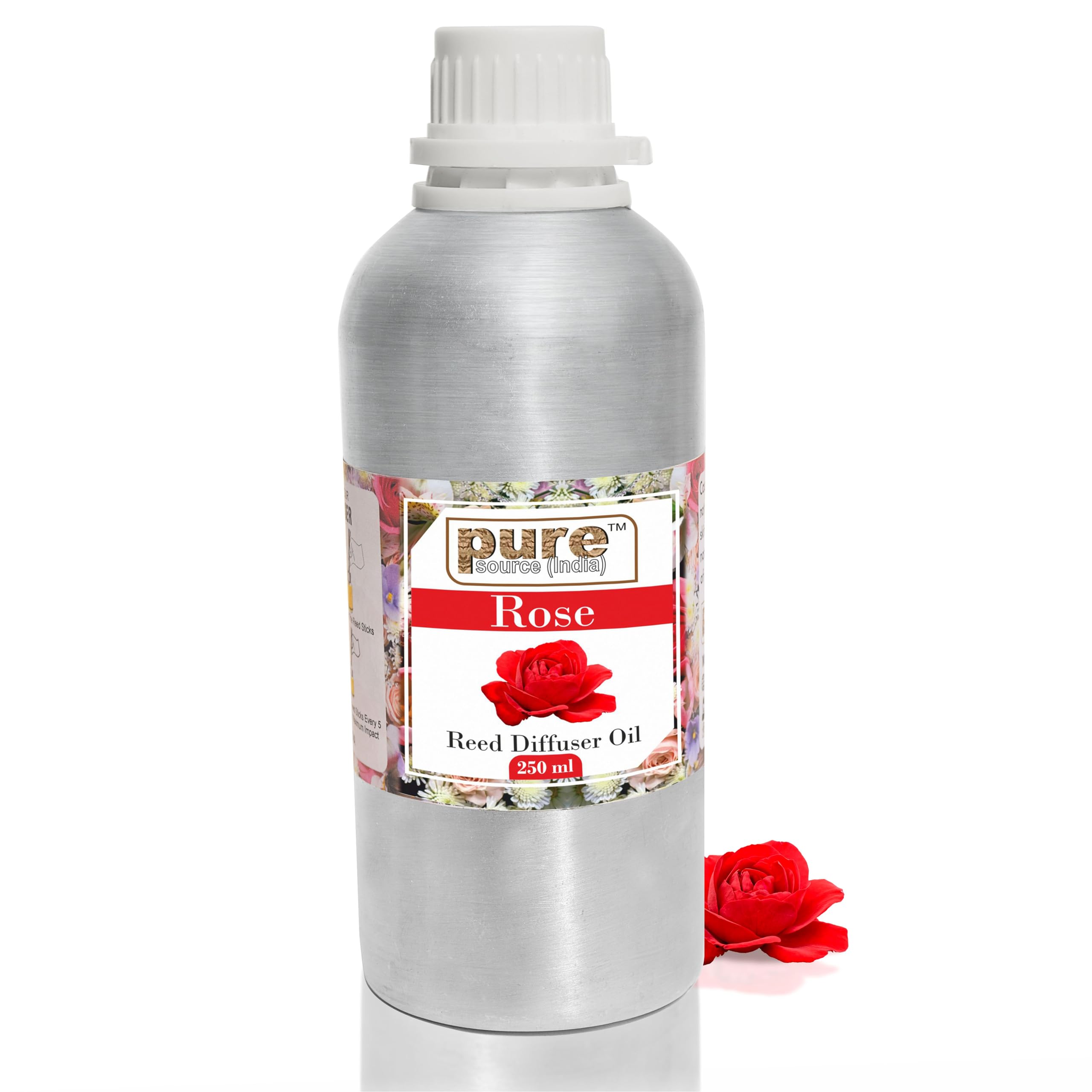 Pure Source (India) 250Ml Reed Diffuser Refill for Rose Fragrance ...