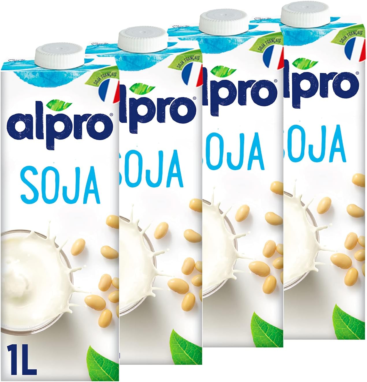 Alpro - Boisson végétale - Soja - 1L - Lot de 4x1L : Amazon.fr: CD et Vinyles