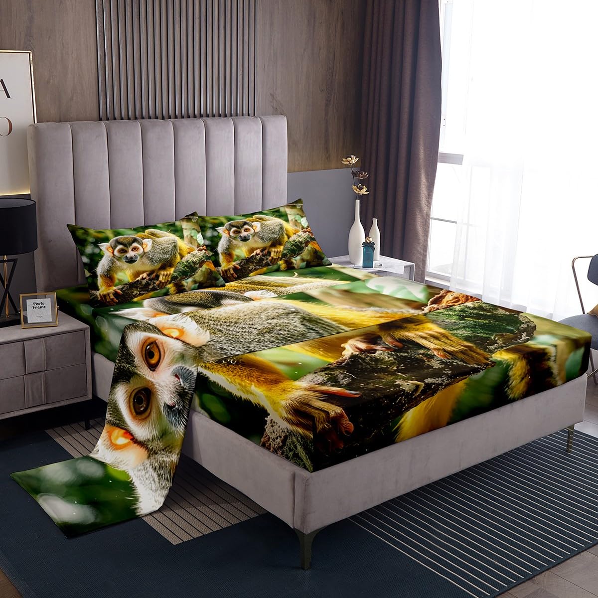 Monkey Sheet Set Amazon.com: Monkey Sheet Sets, Kids Girls Cute