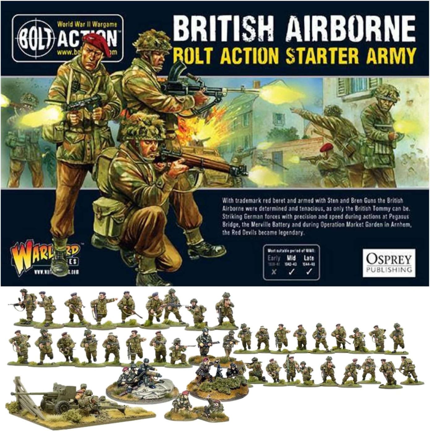 Amazon.com: Wargames Delivered Bolt Action Miniatures - British ...