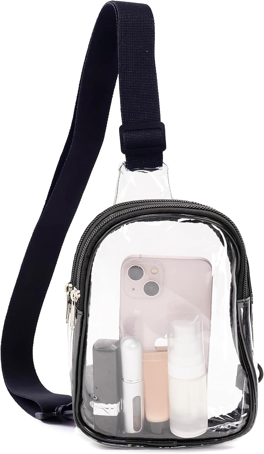 Amazon.com: Mreyai Clear Bag for Stadium Events, Clear Crossbody Bags ...