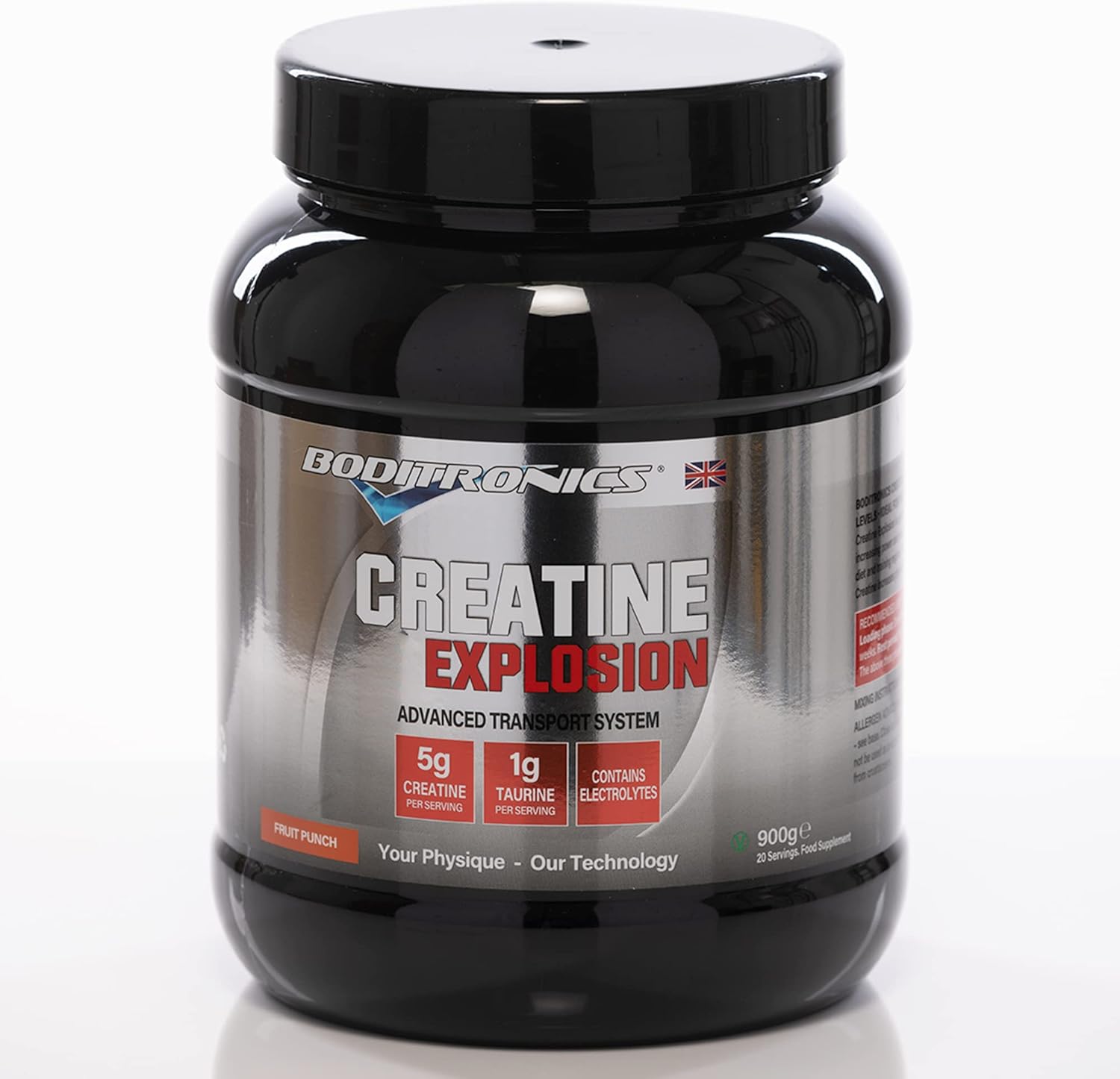 Boditronics Creatine Explosion 900g Creatine Monohydrate Powder ...
