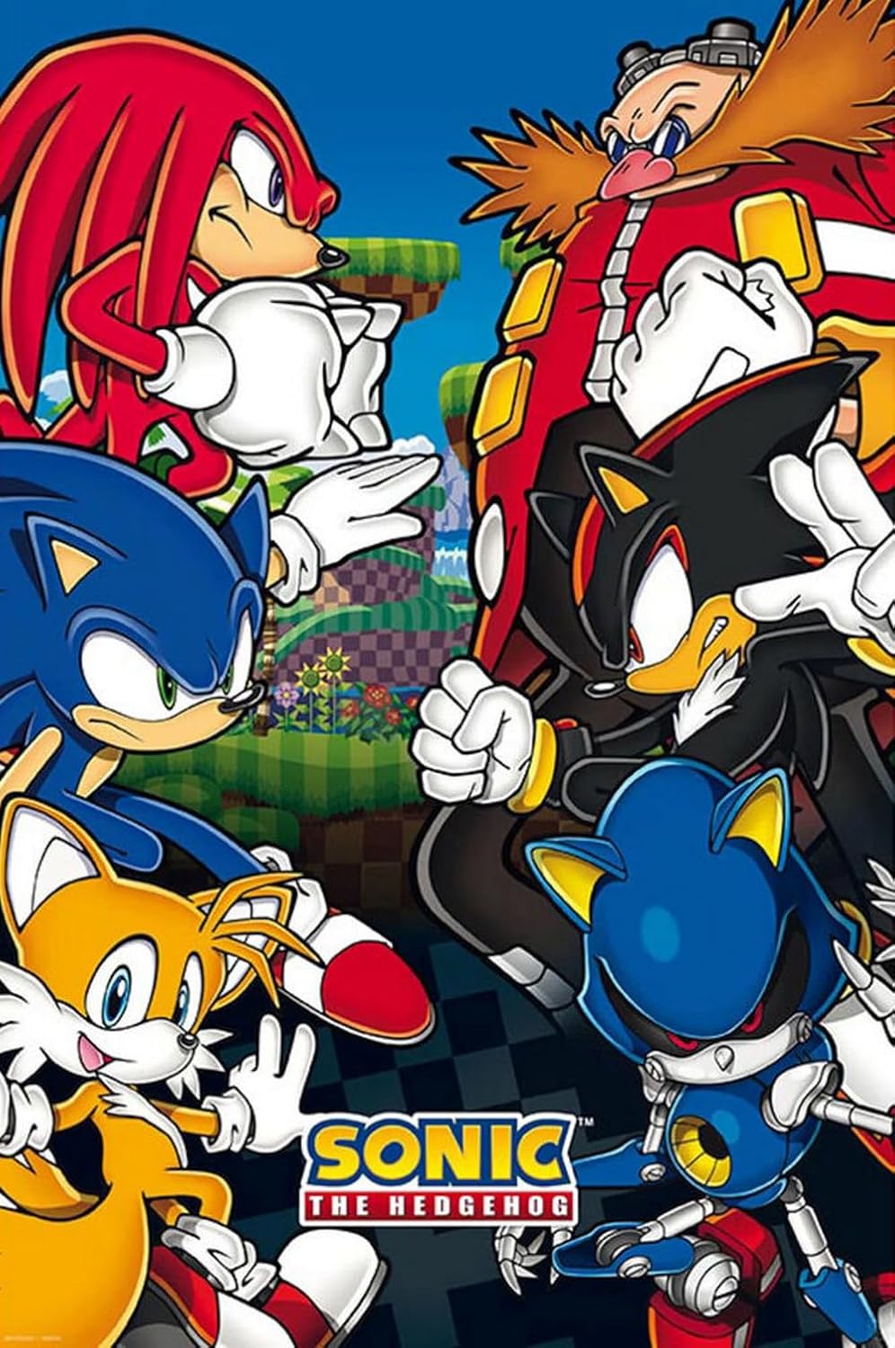 Amazon.com: BUY ART FOR LESS Officially Licensed Sonic The Hedgehog ...