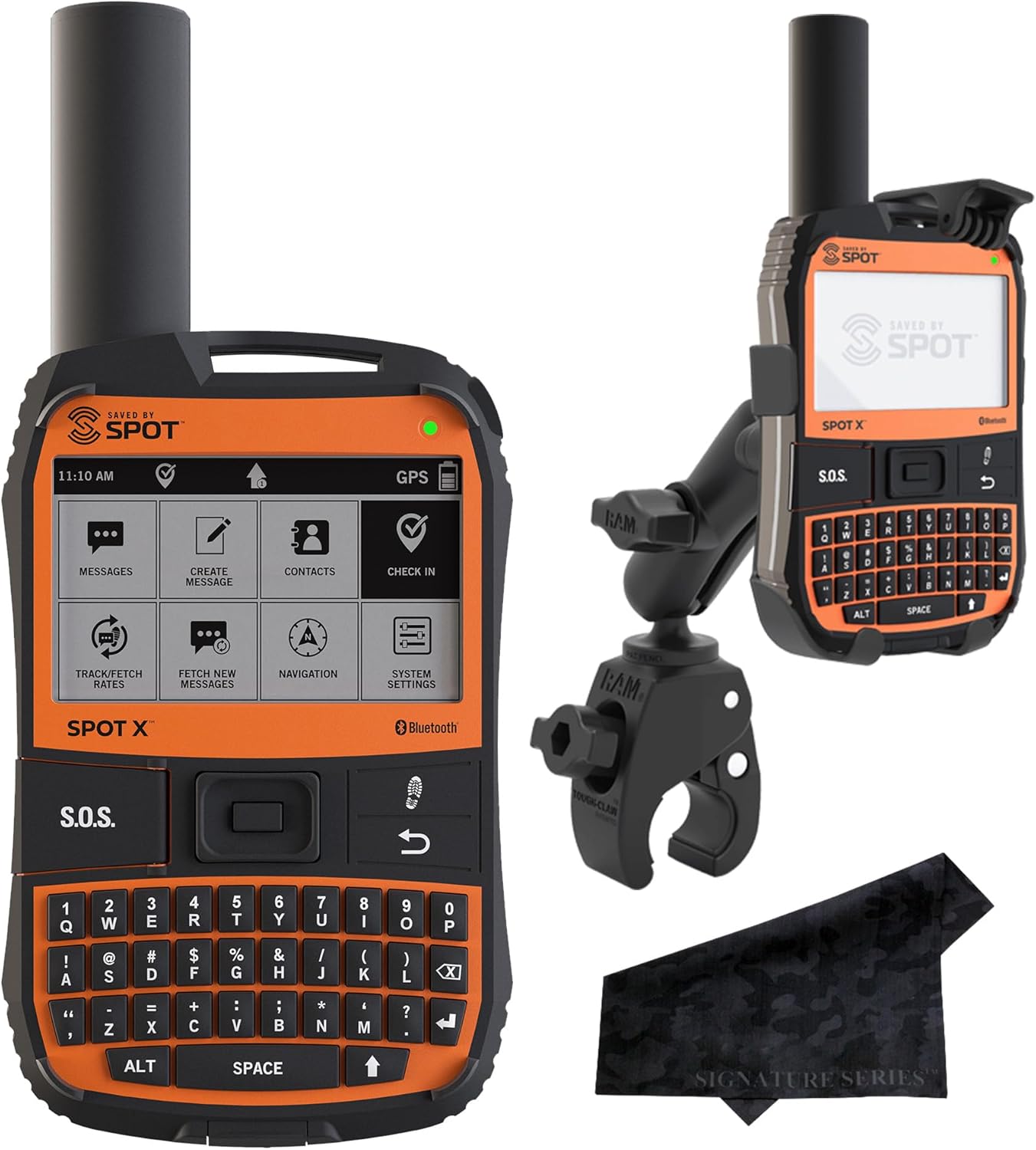 Amazon.com: SPOT X 2-Way Satellite Messenger and RAM Claw Mount Bundle ...